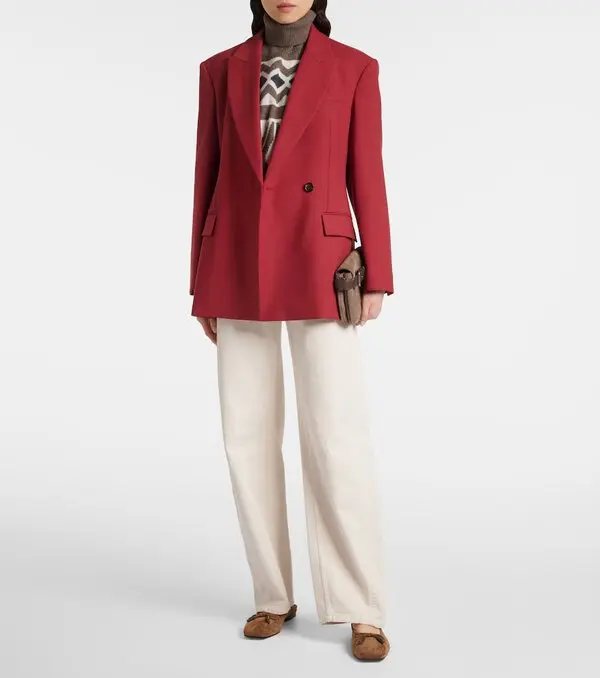 Brunello Cucinelli Monili Suede Mules