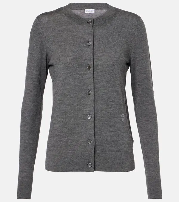 Burberry Wool Cardigan - Grey