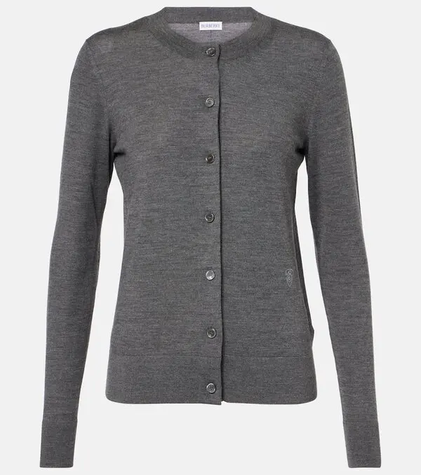 Burberry Wool Cardigan - Grey