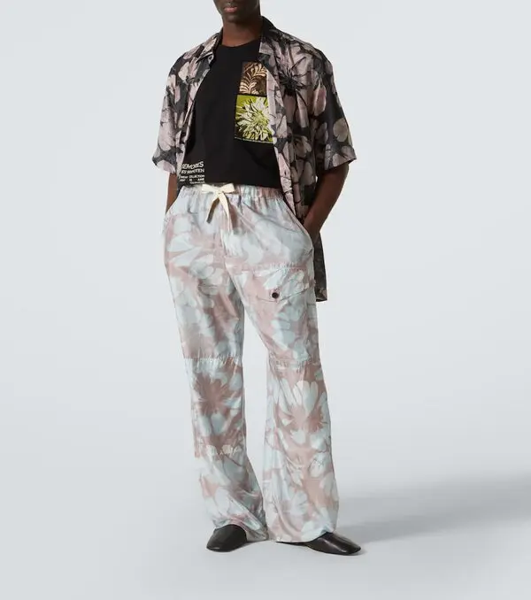 Dries Van Noten Printed Cotton Jersey T-shirt