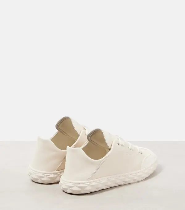 JIMMY CHOO Diamond Light Flex Leather Sneakers