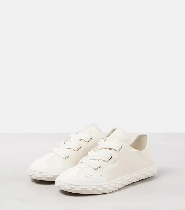 JIMMY CHOO Diamond Light Flex Leather Sneakers