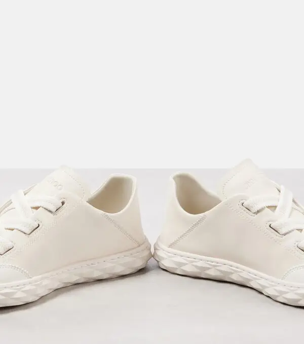 JIMMY CHOO Diamond Light Flex Leather Sneakers