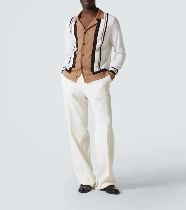 Dolce & Gabbana Wool And Silk Jacquard Cardigan