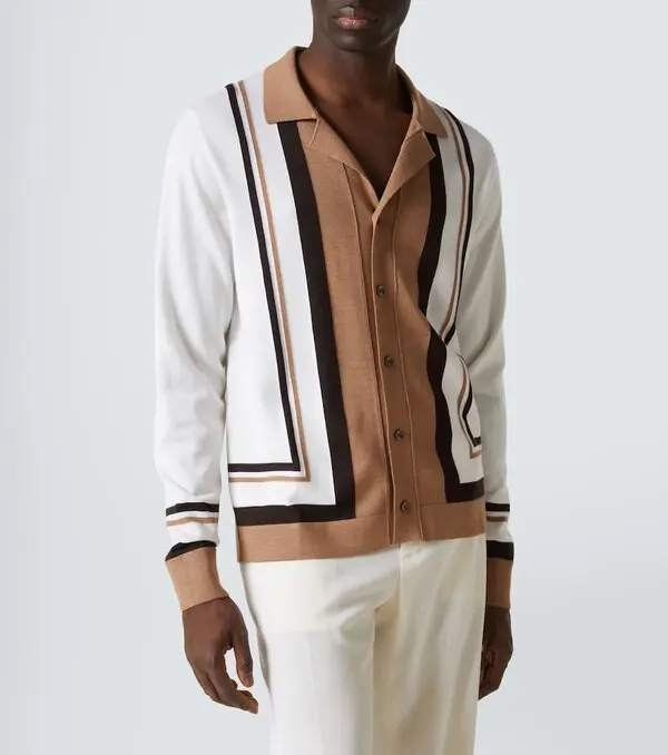 Dolce & Gabbana Wool And Silk Jacquard Cardigan