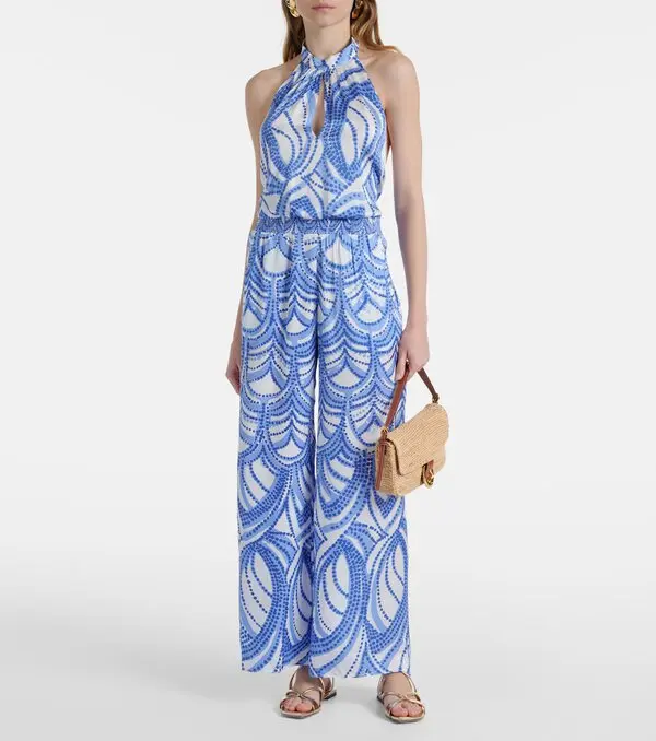 Poupette St Barth Clea Printed Top - Blue