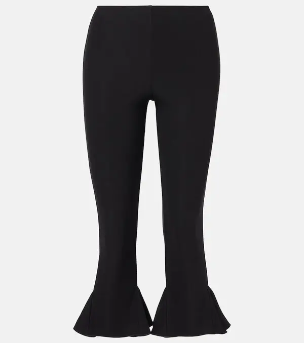 NENSI DOJAKA Cropped Flared Capri Pants