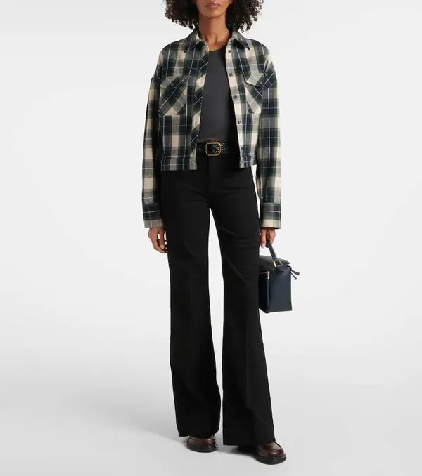 7 For All Mankind High-rise Straight Jeans