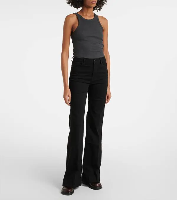 7 For All Mankind High-rise Straight Jeans