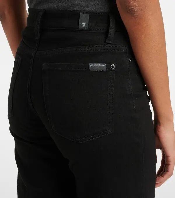 7 For All Mankind High-rise Straight Jeans
