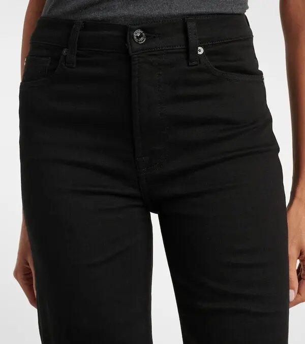 7 For All Mankind High-rise Straight Jeans