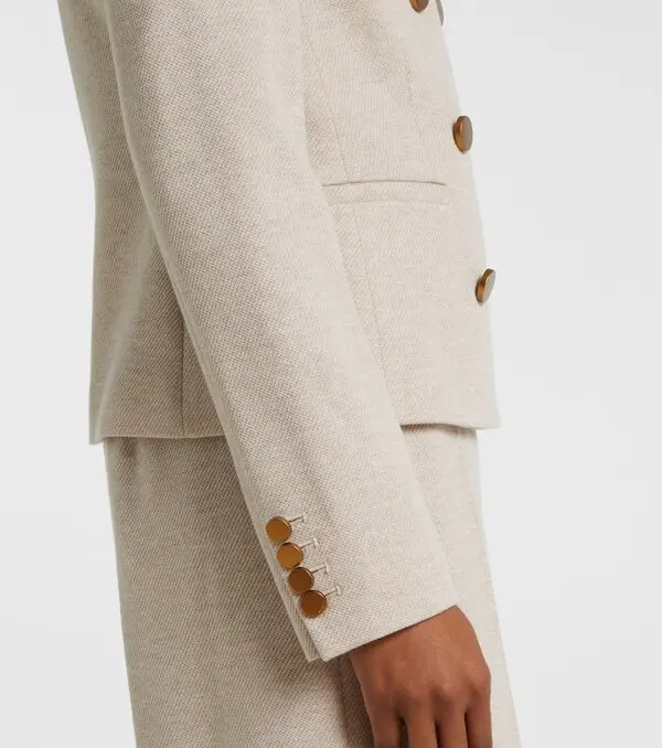 Max Mara Alabama Cotton And Wool Blazer