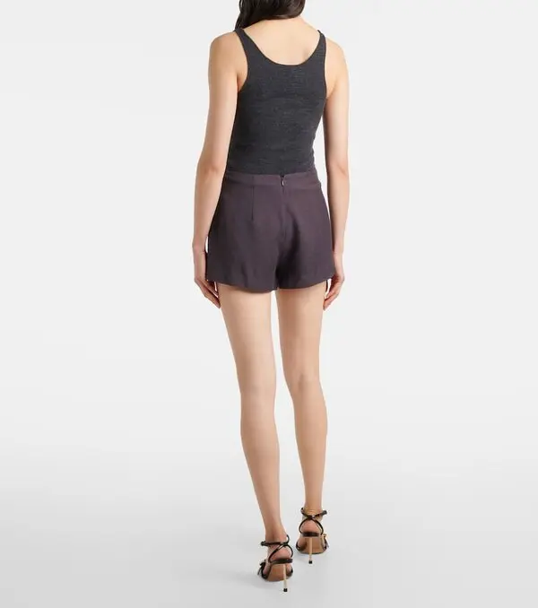 Faithfull The Brand Noto Mid-rise Shorts - Grey