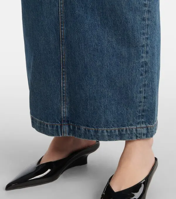 Wardrobe.NYC Denim Maxi Skirt