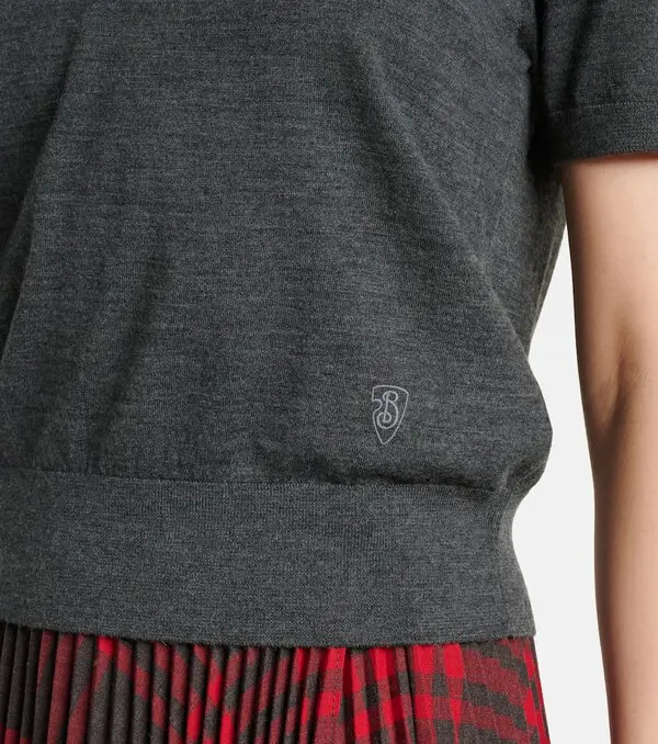 Burberry Wool Polo Shirt