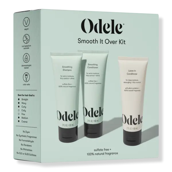 ODELE Smooth It Over Kit For Shine + Frizz Control - One-color