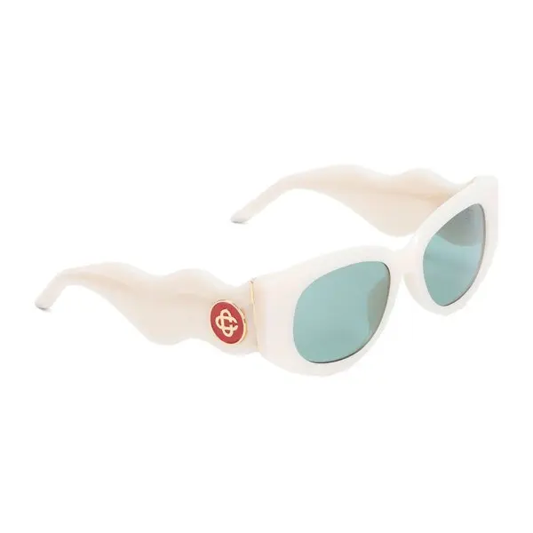 Casablanca The Memphis Rectangular Sunglasses - Beige