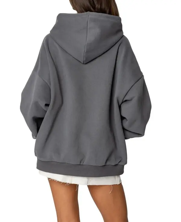 EDIKTED 98 Oversized Hoodie - Gray
