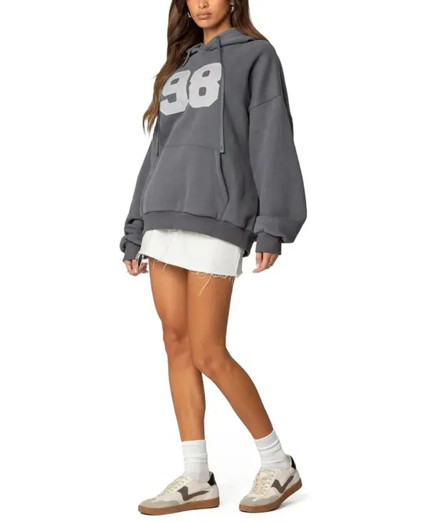 EDIKTED 98 Oversized Hoodie - Gray