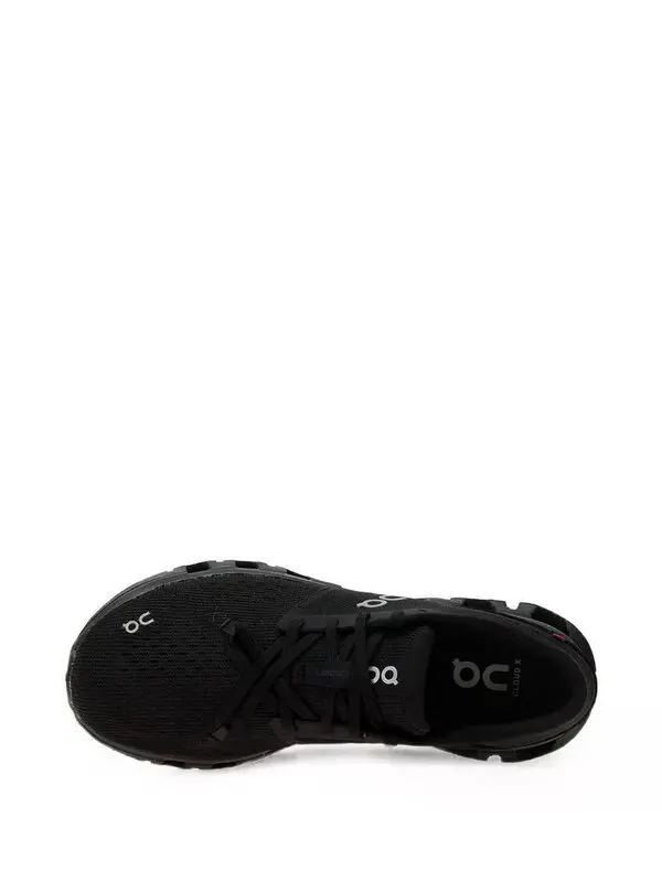 On X 4 Mesh Sneakers - Black