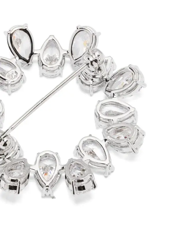 SWAROVSKI Matrix Brooch - Silver