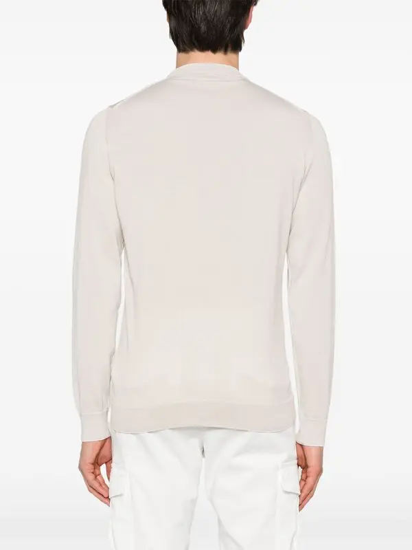 Eleventy Cotton Sweater - Neutrals