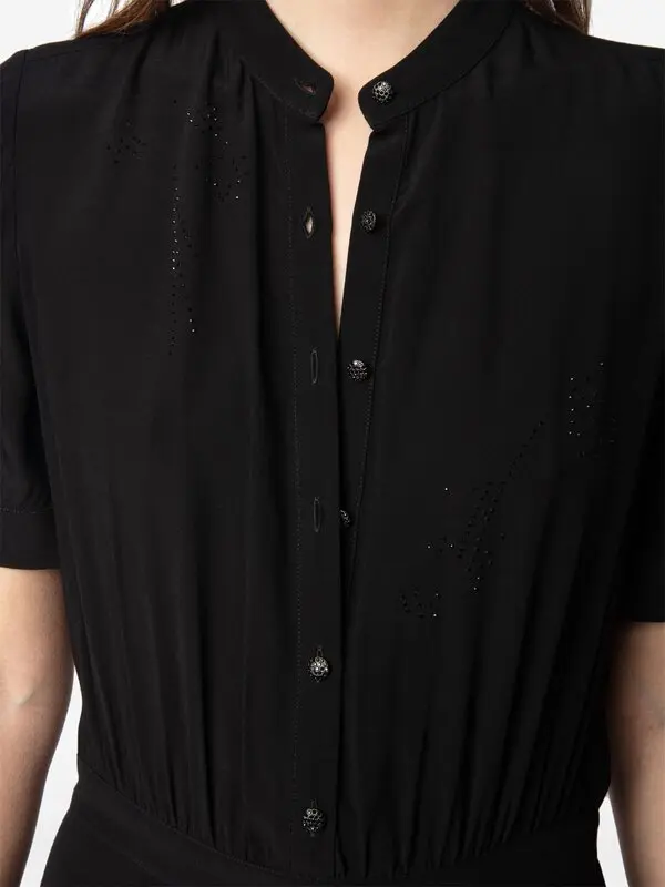 Zadig&Voltaire Romaz Strass Midi Dress
