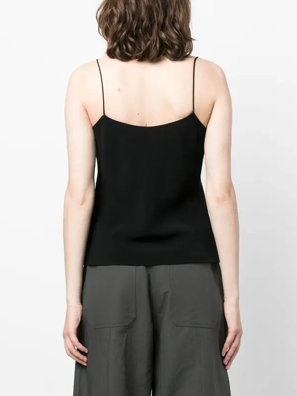 THE ROW Spaghetti-strap Tank Top - Black