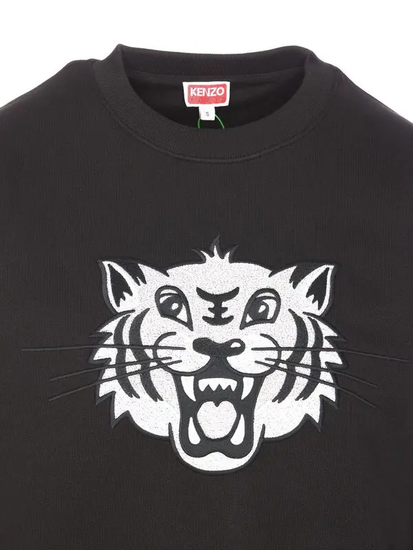 Kenzo Happy Tiger Embroidered Sweatshirt