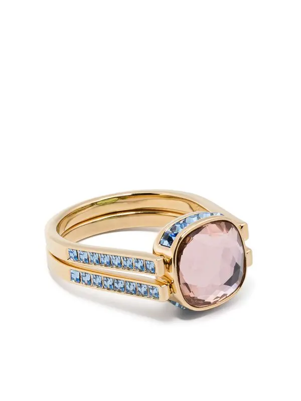 SWAROVSKI Chroma Cocktail Ring - Gold