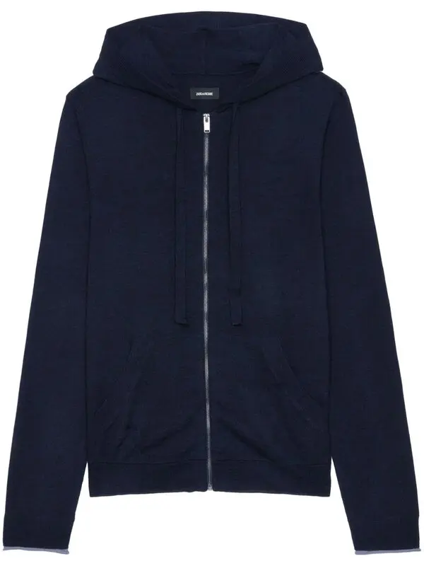 Zadig&Voltaire Clash Zip-up Hoodie - Blue