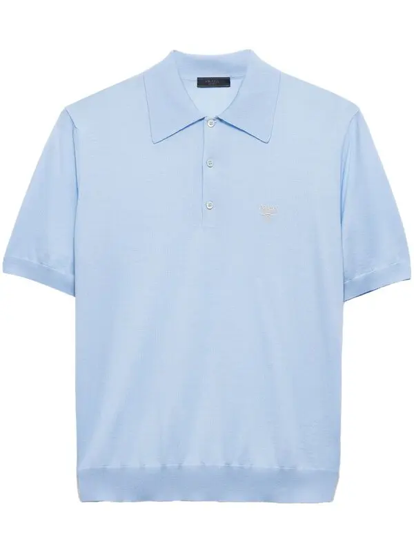 Prada Fine Wool Polo Shirt