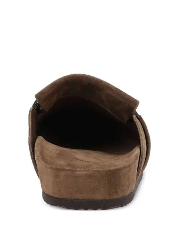 Brunello Cucinelli Monili-embellished Loafer Mules