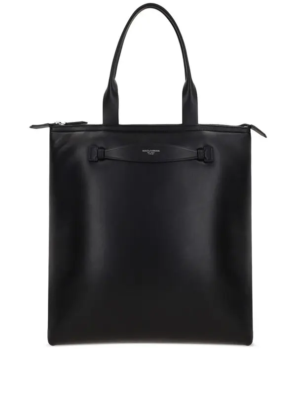 Dolce & Gabbana Leather Tote - Black