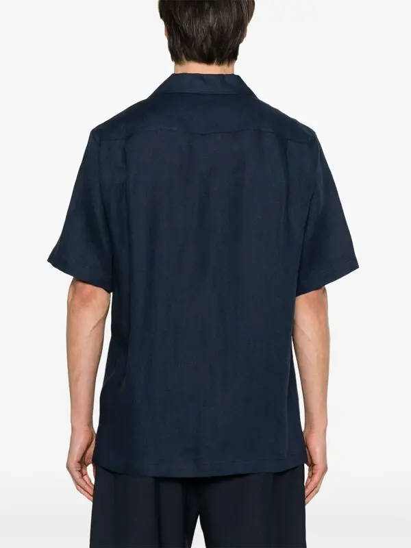 Dolce & Gabbana Logo-embroidered Shirt - Blue