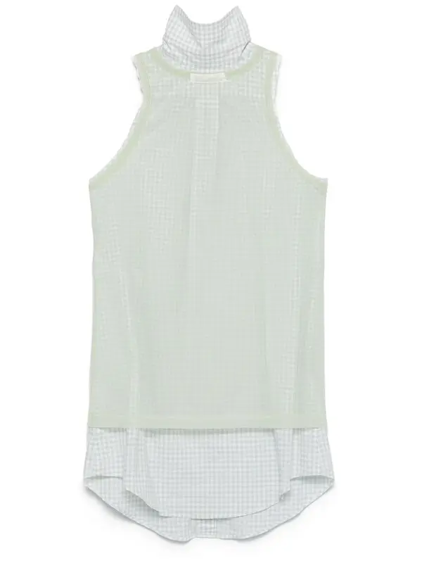 MAISON MARGIELA Check-pattern Sleeveless Shirt