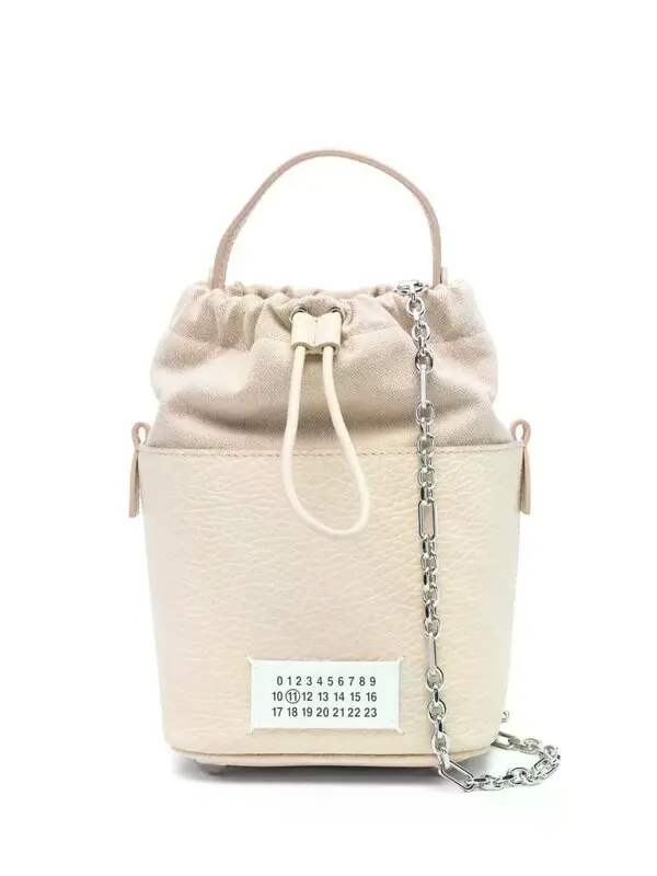 MAISON MARGIELA 5ac Small Bucket Bag - Neutrals
