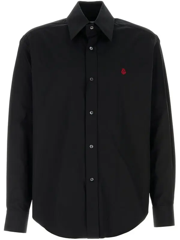 Alexander McQueen Embroidered Logo Shirt