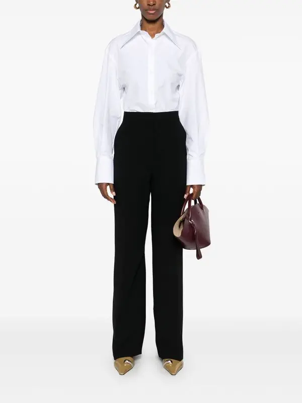Mark Kenly Domino Tan Crepe Trousers