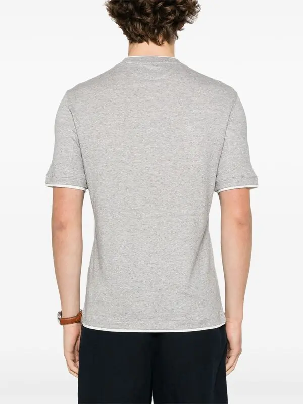 Brunello Cucinelli Mélange-effect T-shirt