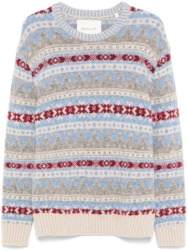 Gant Fair Isle Crew-neck Sweater