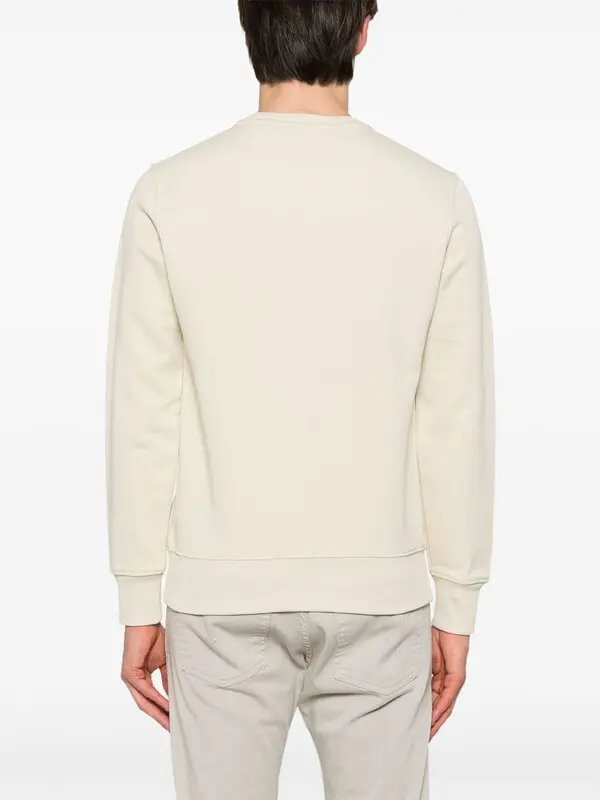 Gant Shield-motif Crew-neck Sweatshirt - Neutrals