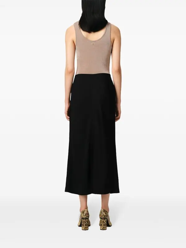 Ami A-line Midi Skirt