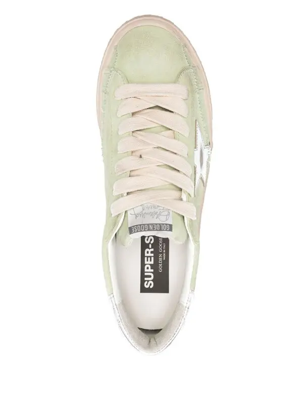 GOLDEN GOOSE Super-star Sneakers - Green
