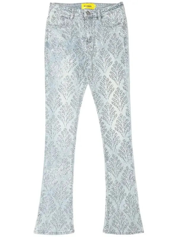 GUAPI Embellished Skinny Jeans - Blue
