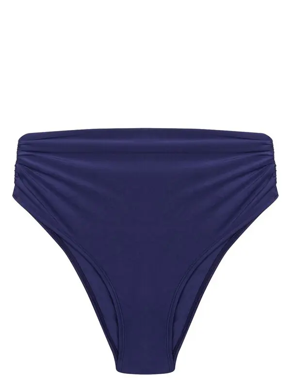 LENNY NIEMEYER Gathered Bikini Bottom - Blue