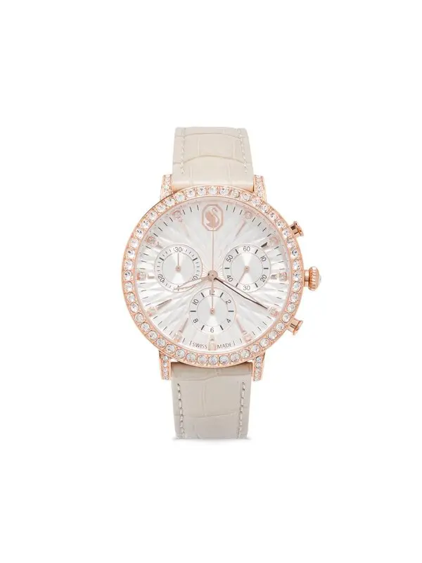 SWAROVSKI Matrix Tennis Chrono Watch 36mm - Neutrals