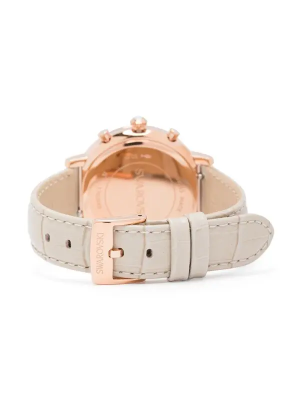 SWAROVSKI Matrix Tennis Chrono Watch 36mm - Neutrals