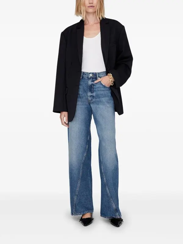 ANINE BING Brie Wide-leg Jeans