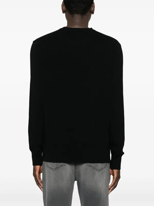VIVIENNE WESTWOOD Orb Logo Crew-neck Sweater - Black
